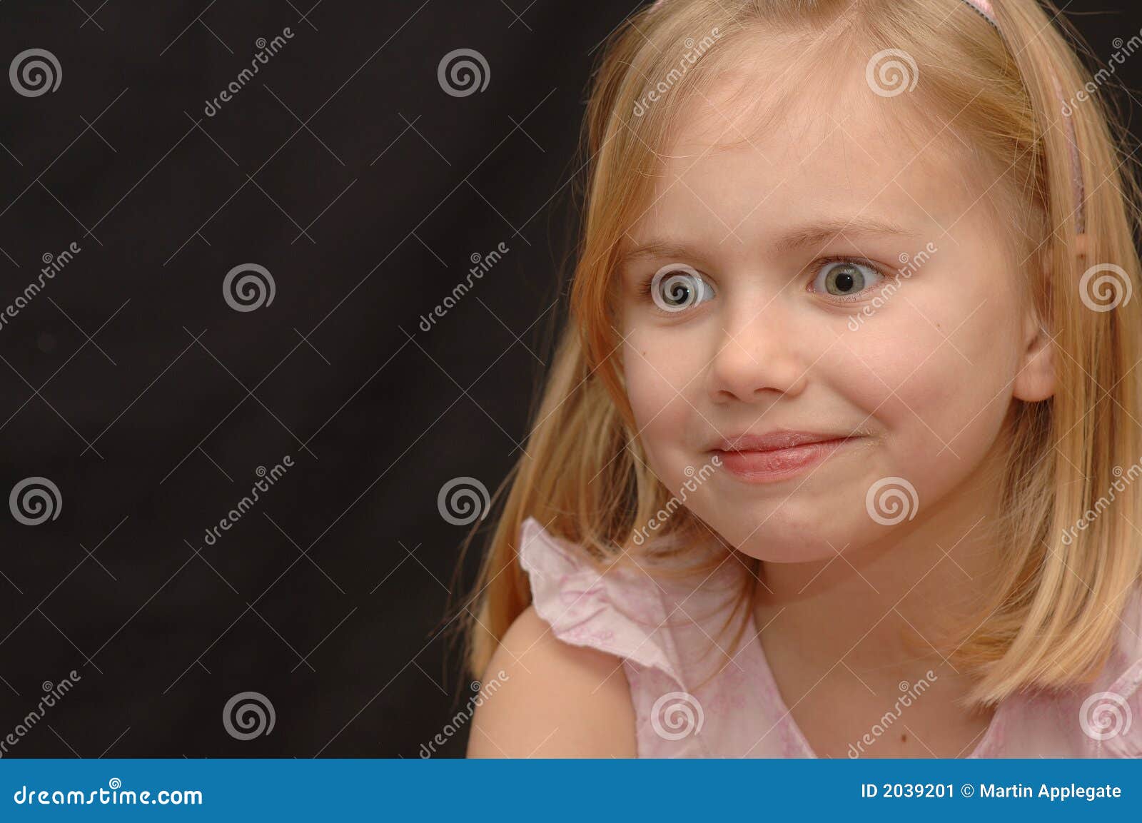 Amused girl stock image. Image of amused, amusement, pink - 2039201