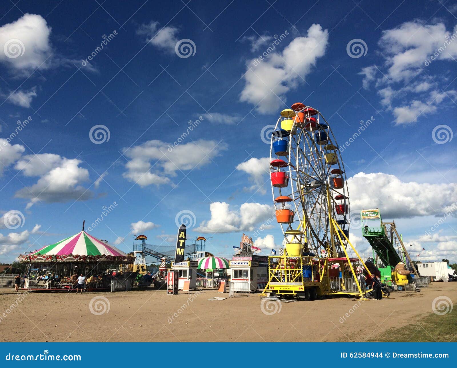 Amusement carnival editorial stock image. Image of excited - 62584944