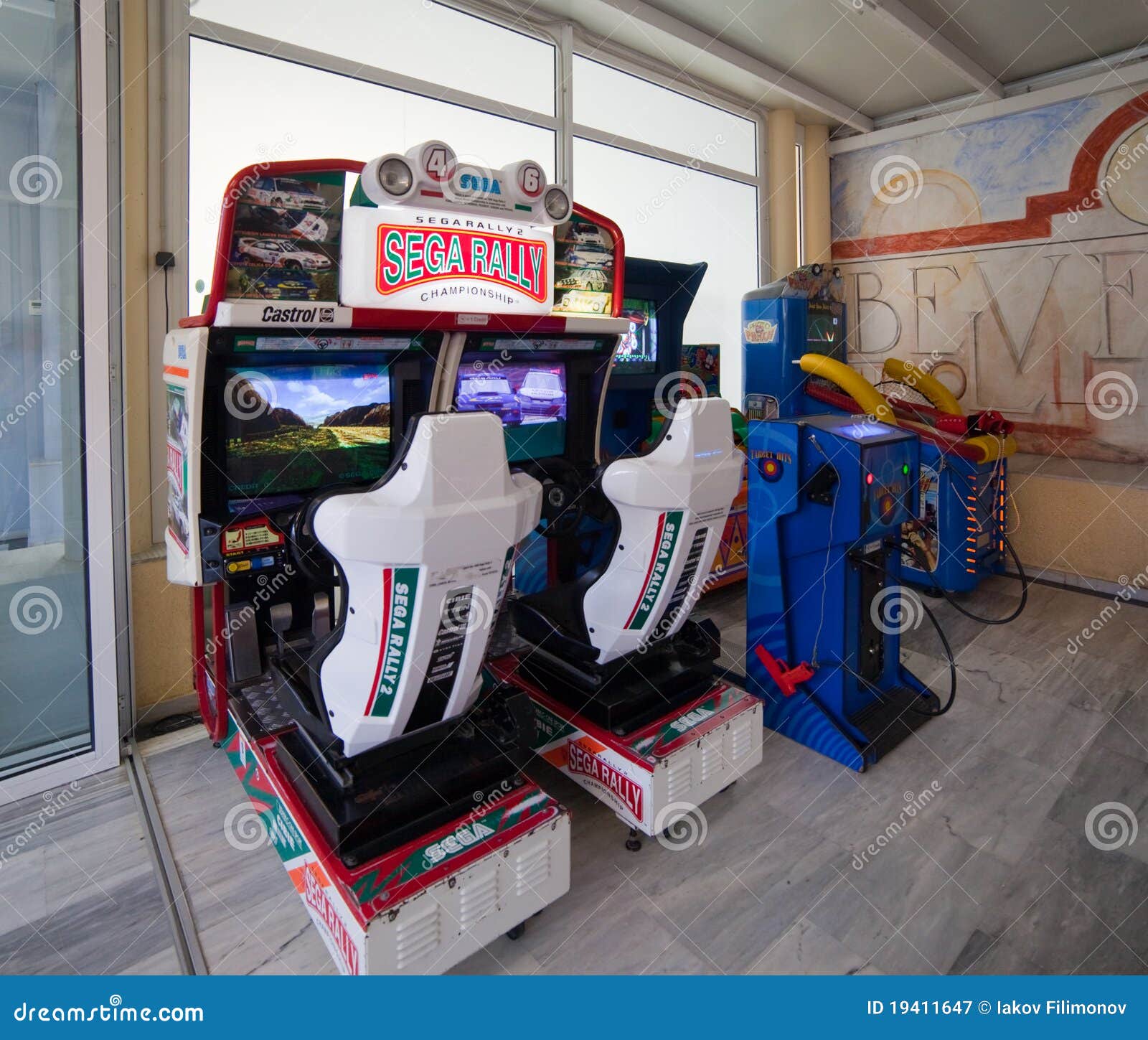 Amusement machines editorial photography. Image of joystick - 19411647