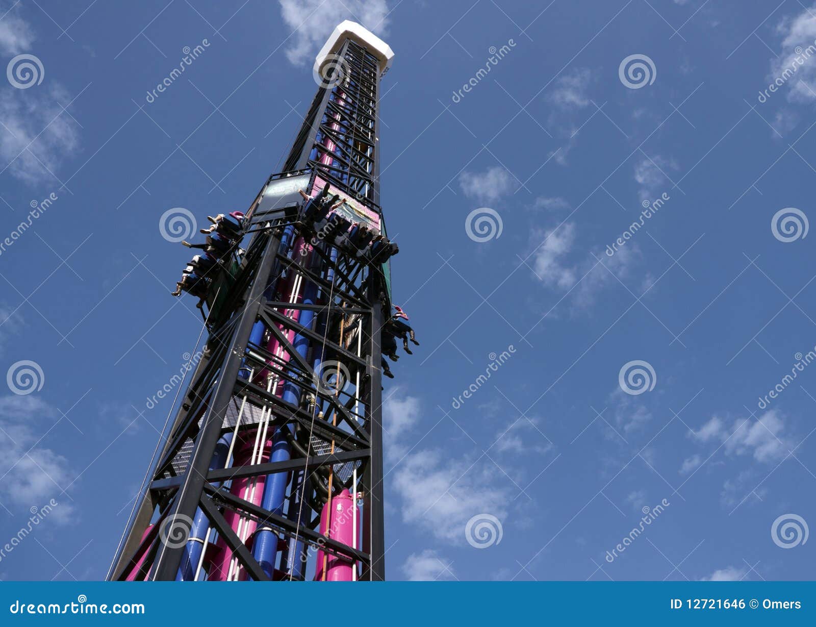 Amusement park device stock photo. Image of fast, overhead - 12721646