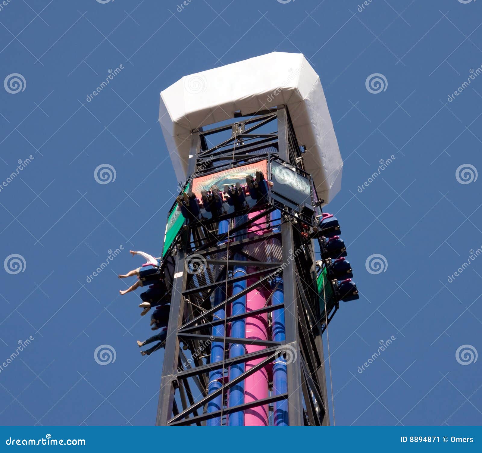 Amusement park device stock image. Image of steep, speed - 8894871