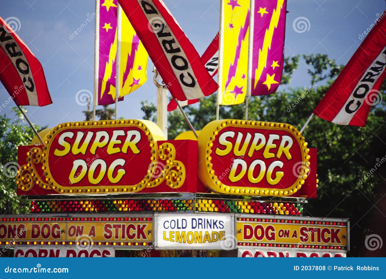 Amusement Park Food Signs stock photo. Image of nutrition - 2037808