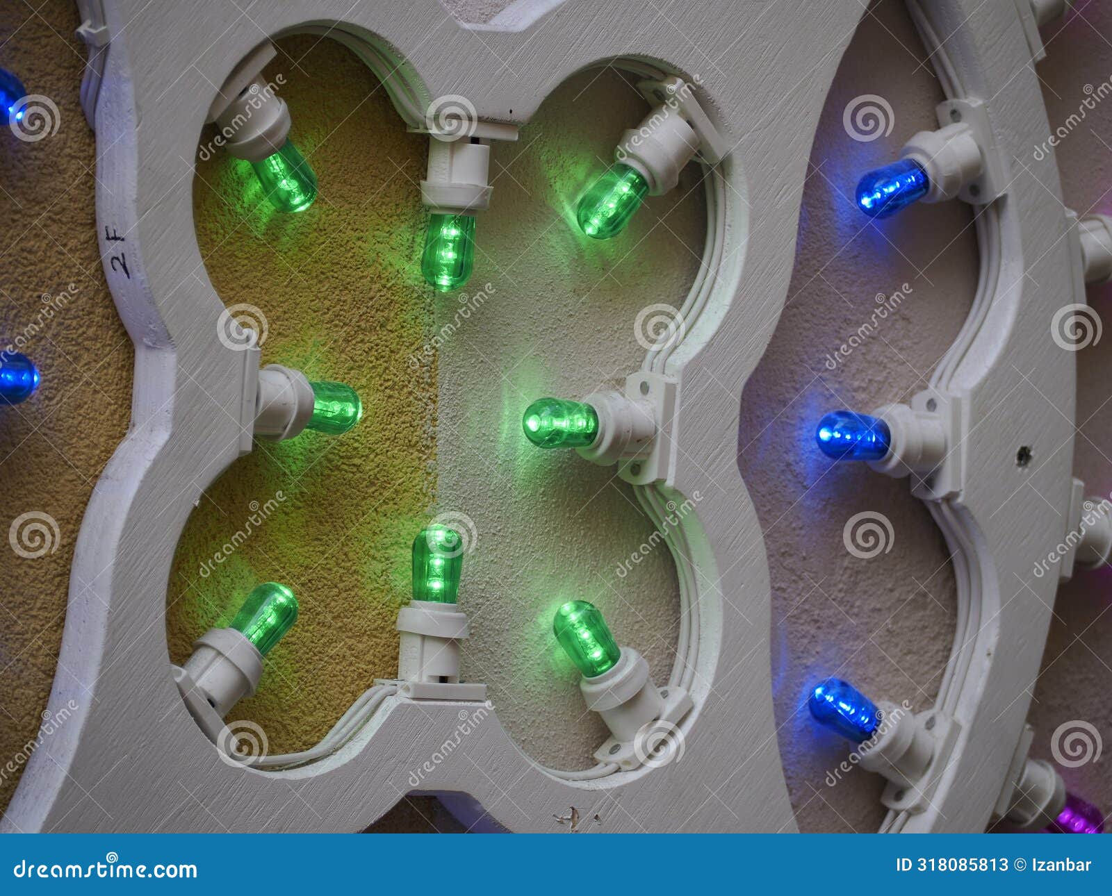 Amusement Park Fun Fair Lights Stock Image - Image of entertainment ...