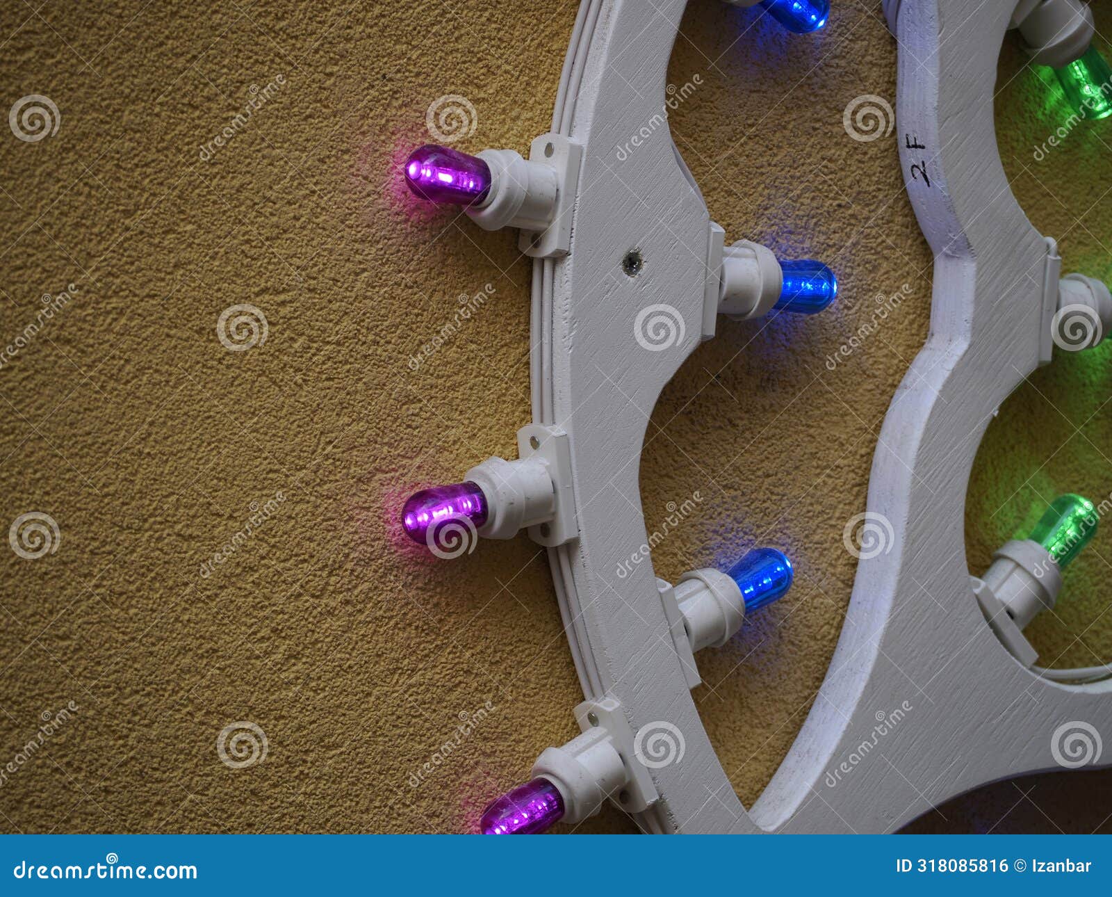 Amusement Park Fun Fair Lights Stock Photo - Image of colorful, ride ...