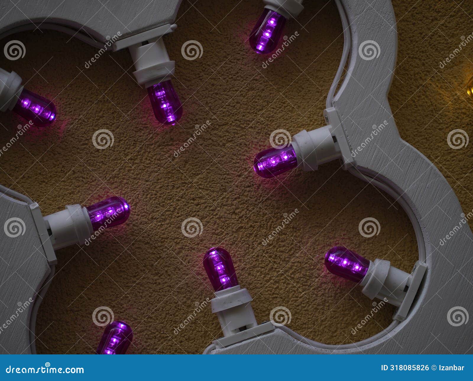 Amusement Park Fun Fair Lights Stock Photo - Image of attraction ...