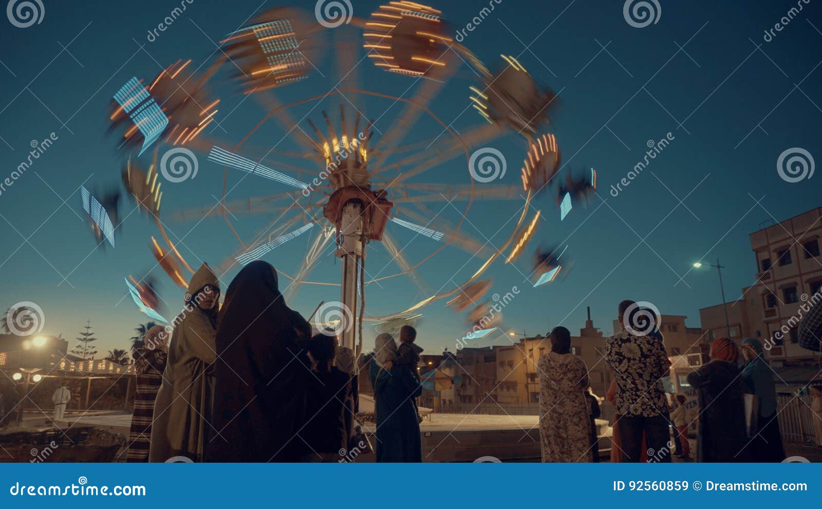 Amusement park in Rabat editorial stock image. Image of grand - 92560859