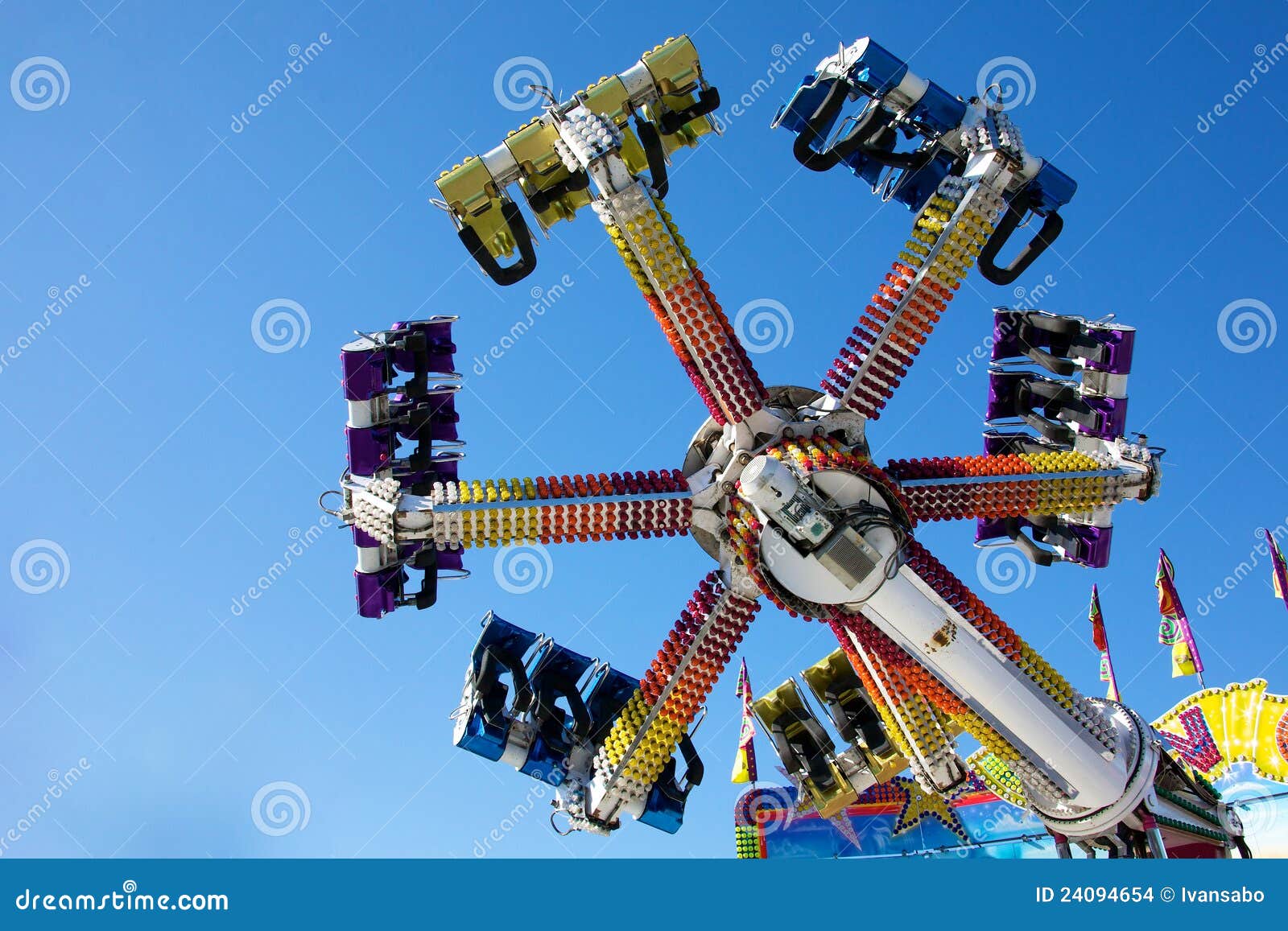 Amusement park rides stock photo. Image of entertainment - 24094654