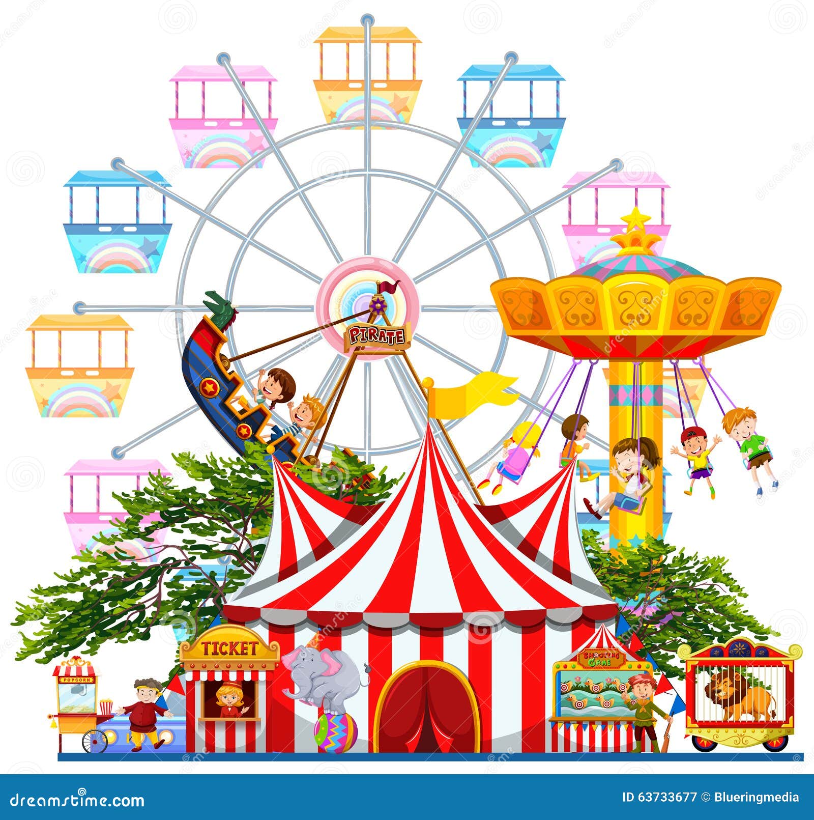 Carnival Rides Clipart