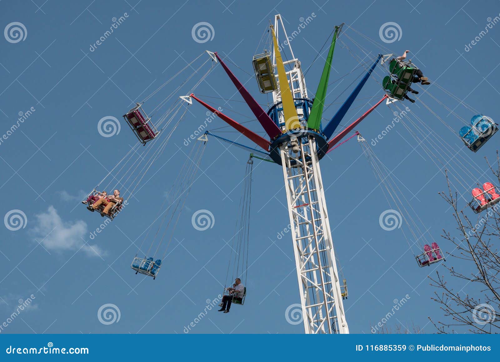 Amusement Park, Sky, Amusement Ride, Tourist Attraction Picture. Image ...