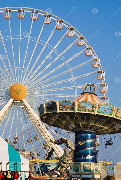 Amusement Rides stock image. Image of fair, ferriswheel - 5833175
