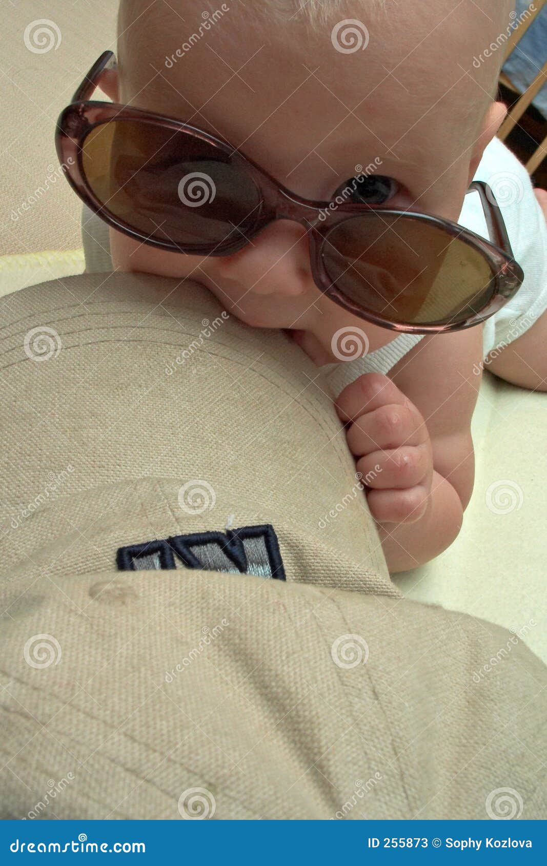 Amusing baby stock image. Image of childhood, baby, face - 255873