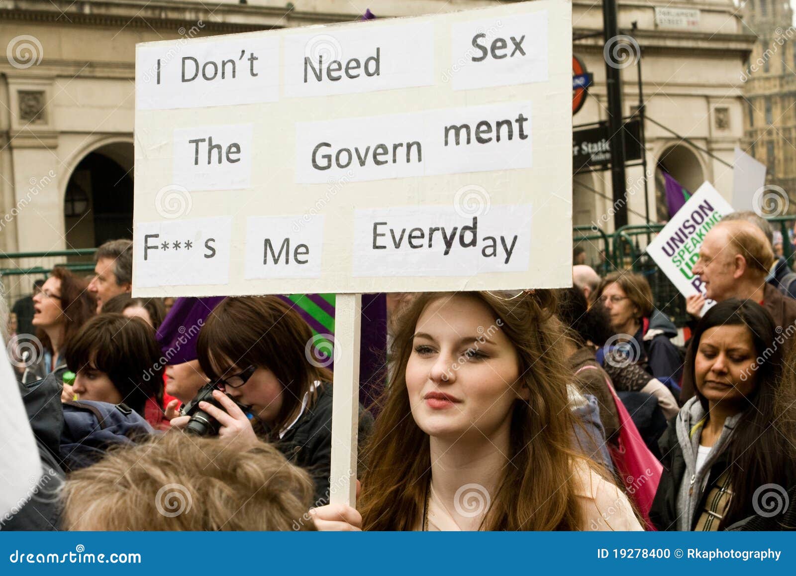 I Don T Need Sex The Government F S Me Everyday Editorial Image