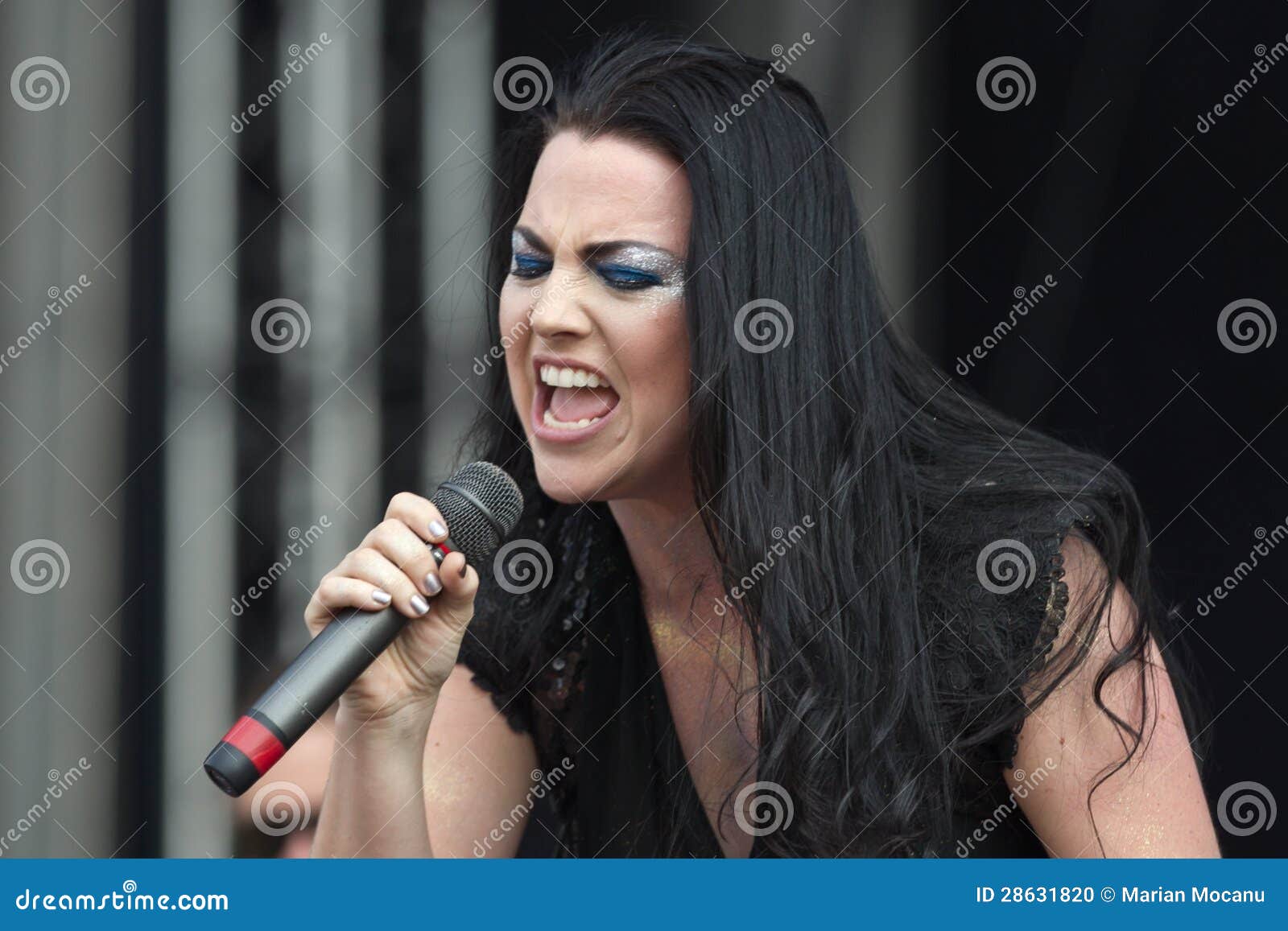 Amy Lee editorial image. Image of band, romania, american - 28631820