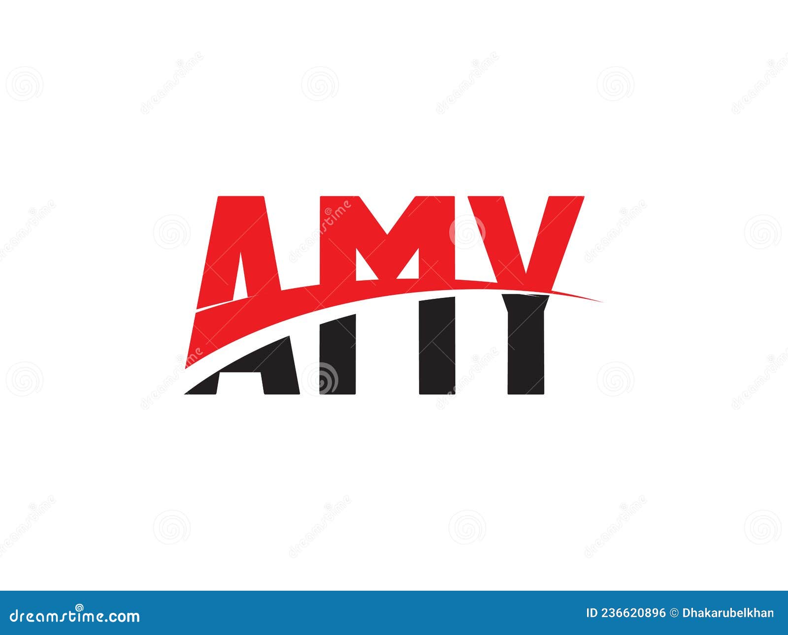 AMY Letter Initial Logo Design Vector Illustration Stock Vector ...