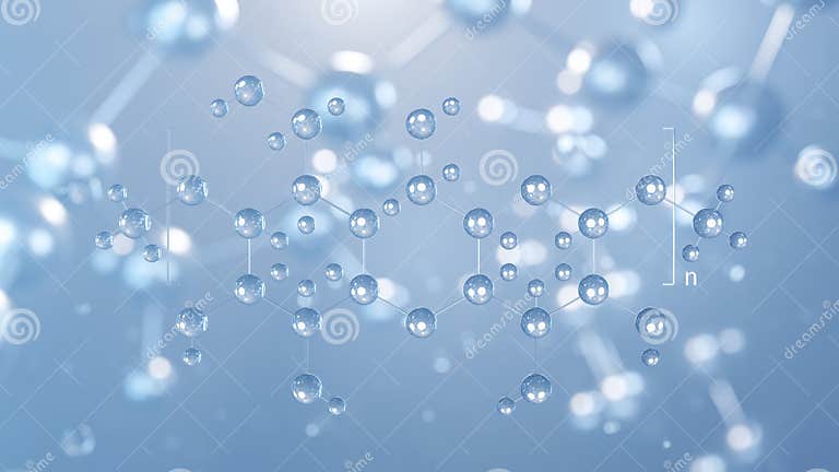 Amylose Molecular Structure 3d, Flat Model, Polysaccharide, Structural ...