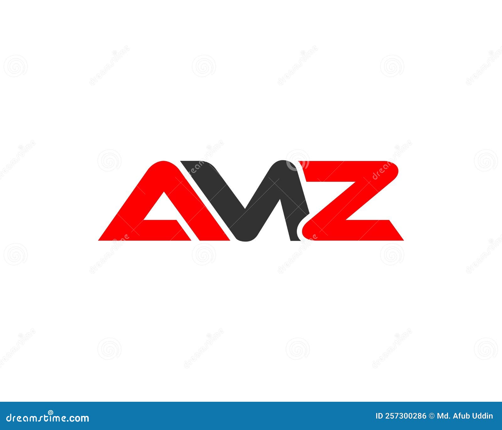 AMZ Initials Monogram Letter Text Alphabet Logo Stock Vector ...
