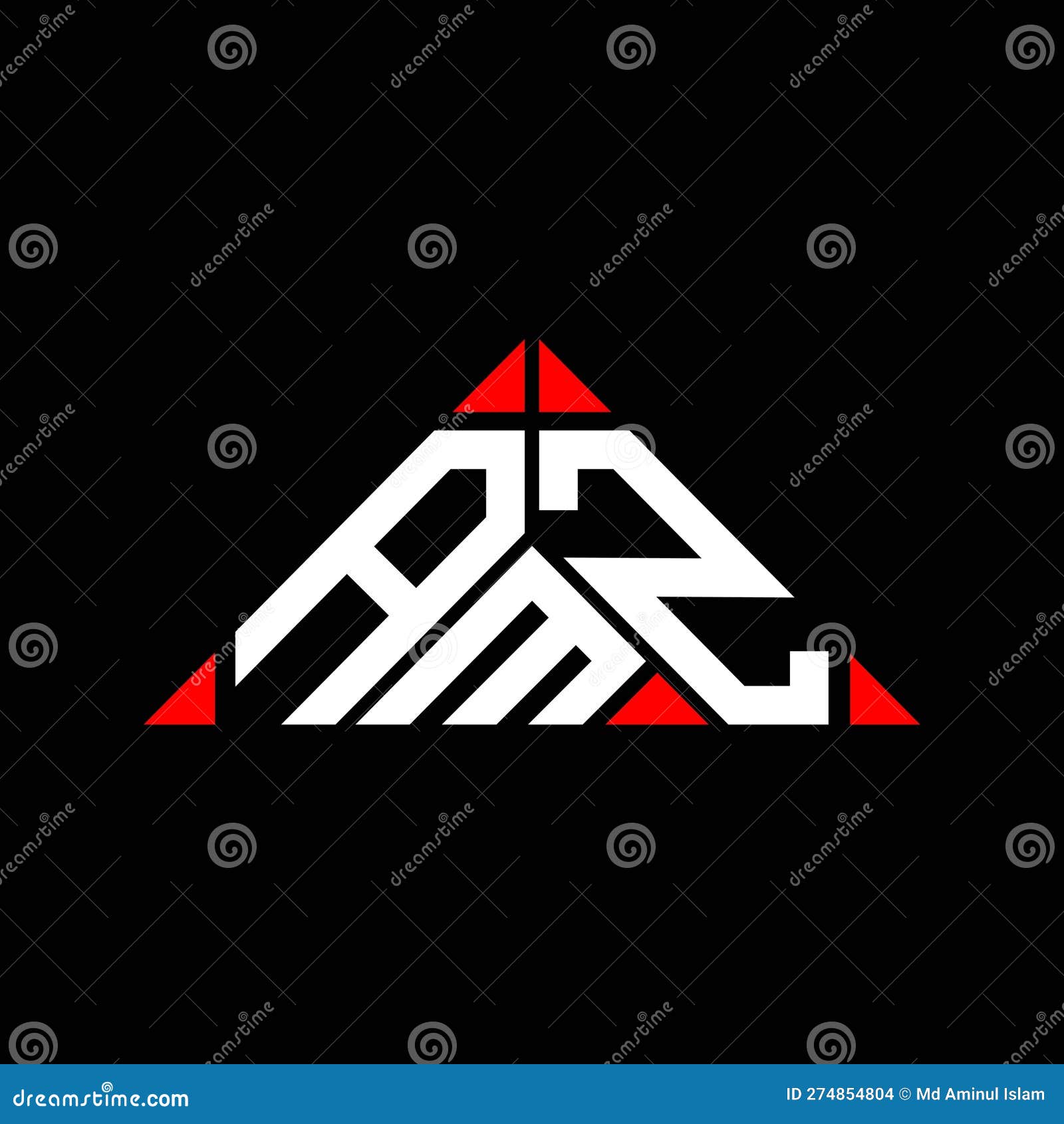 AMZ Letter Logo Creative Design with Vector Graphic, AMZ Simple and ...