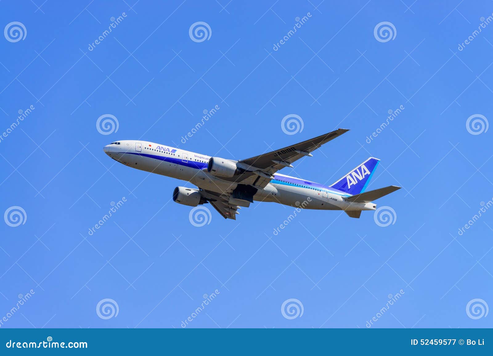 ANA Airplane editorial photography. Image of japan, wing - 52459577