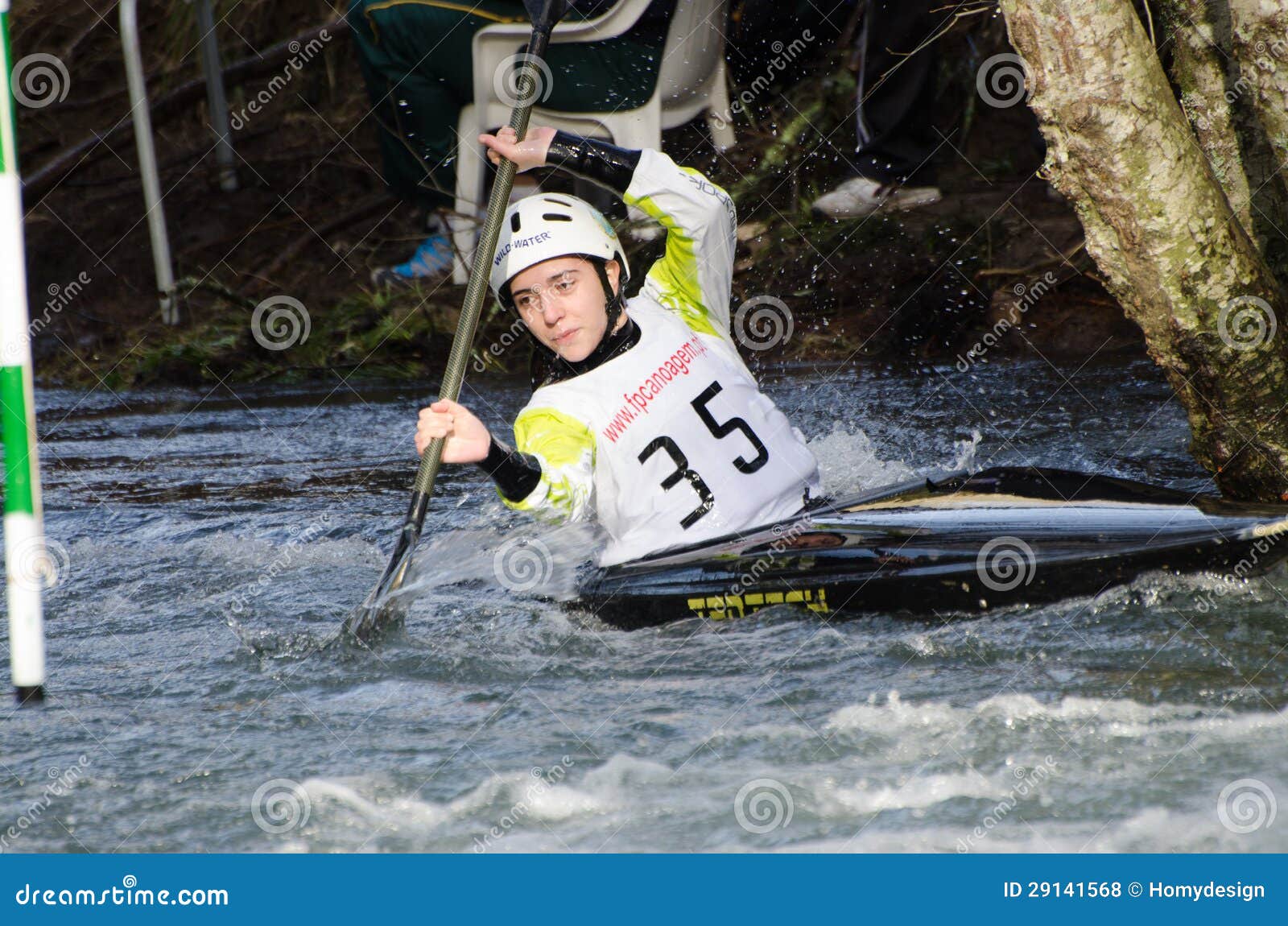 Ana Gomes editorial stock photo. Image of adventure, canoe - 29141568