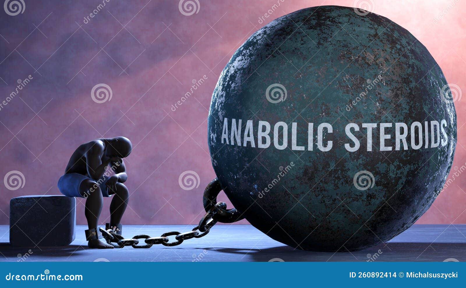 Steroids And Life - Pictured As A Word Steroids And A Wreck Ball To ...