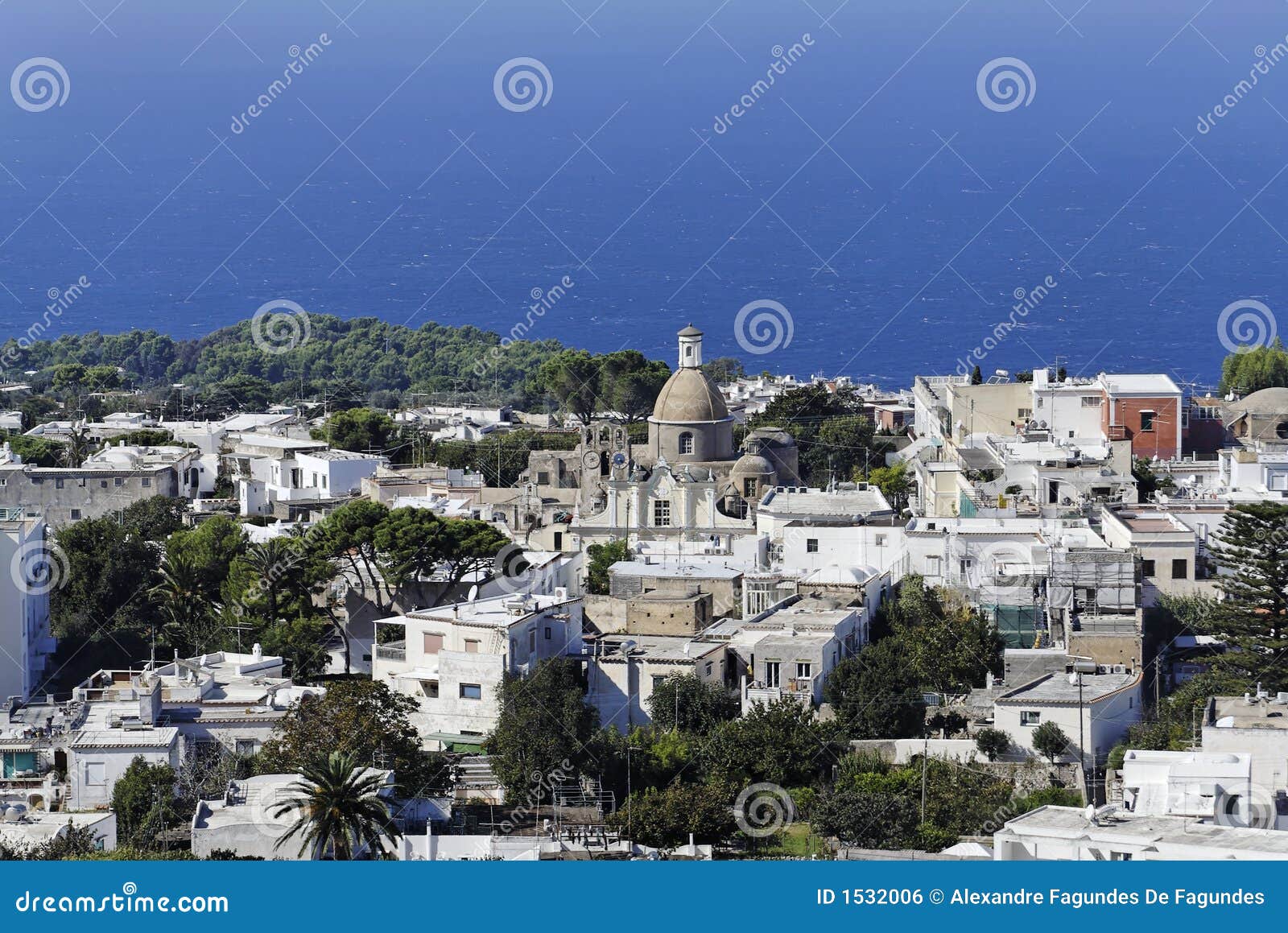 Anacapri stock foto. Image of huisvesting, heilige, eiland - 1532006