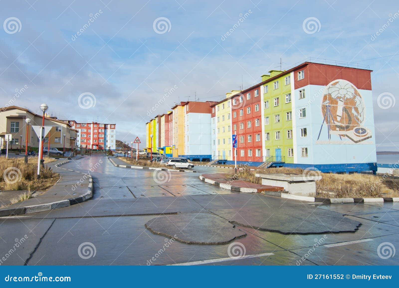 Anadyr. Town view. stock photo. Image of building, town - 27161552