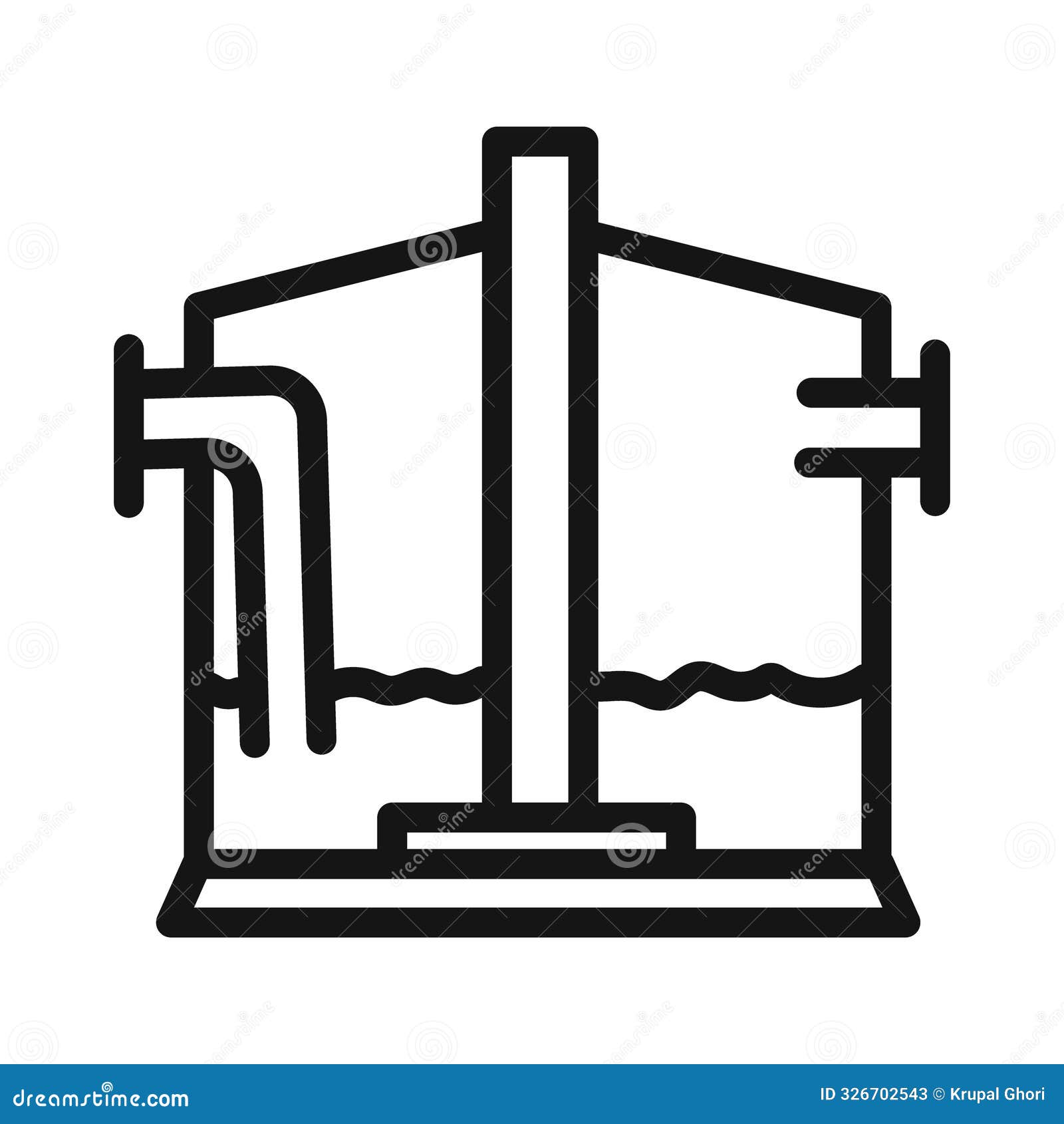 Anaerobic Digestion Biomass Icon Black And White Vector Sign 326702543