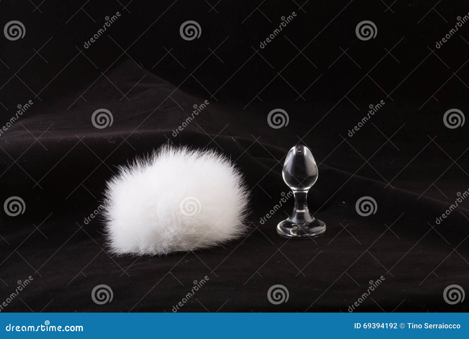 Anal Plug Puffy White Magnetic Stock Photo - Image of dark, glass: 69394192