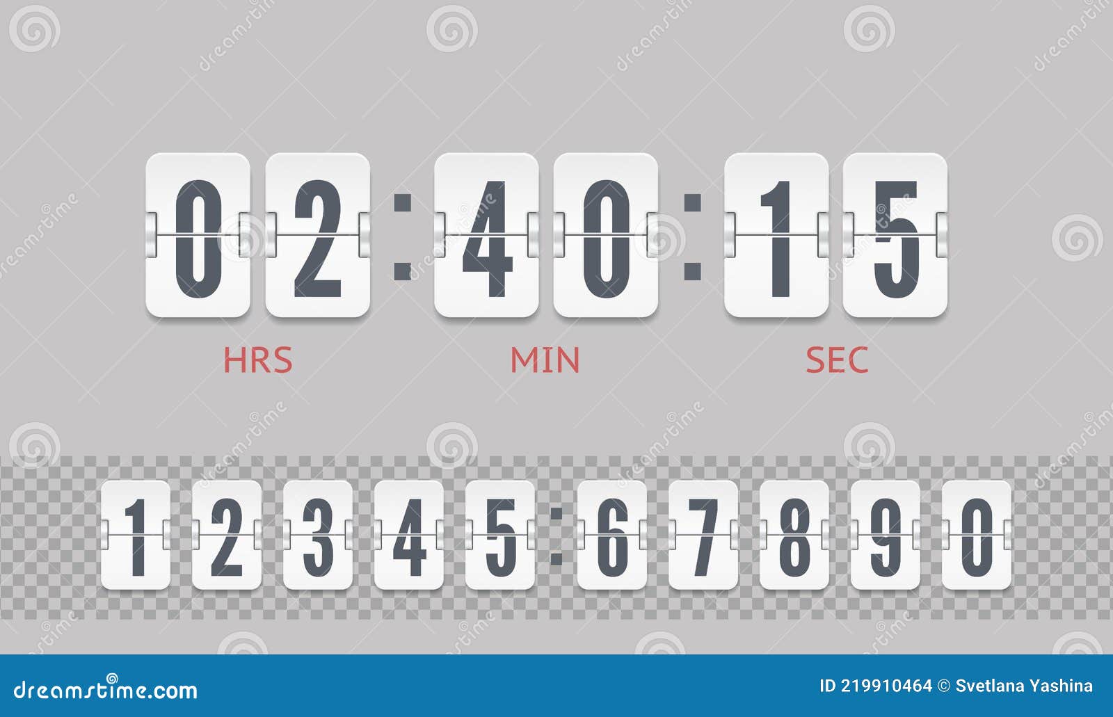 Analog Airport Board Countdown Timer of Hour or Minute. White ... Analog Airport Board Countdown Timer of Hour or Minute. White ...