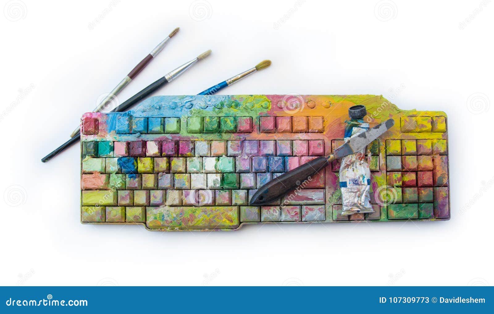 Analog Art Digital Creativity and Design Stock Image - Image of draw ...