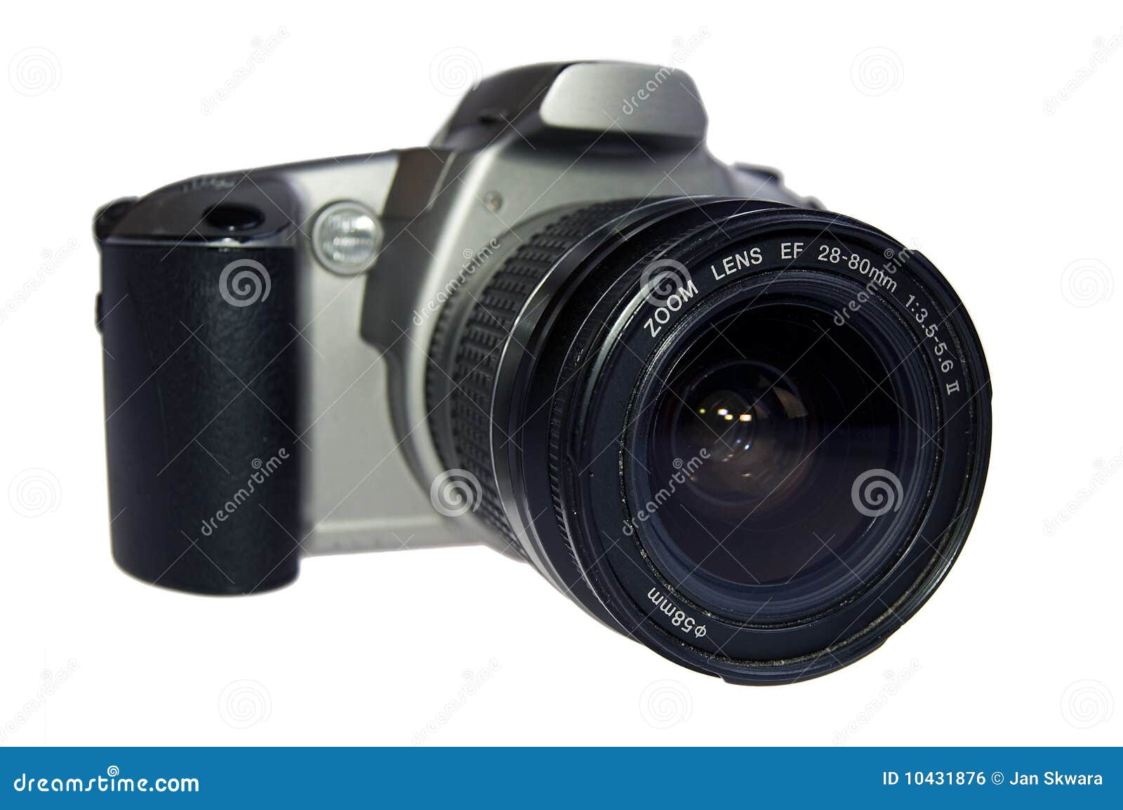 Analog camera stock photo. Image of white, zoom, black - 10431876