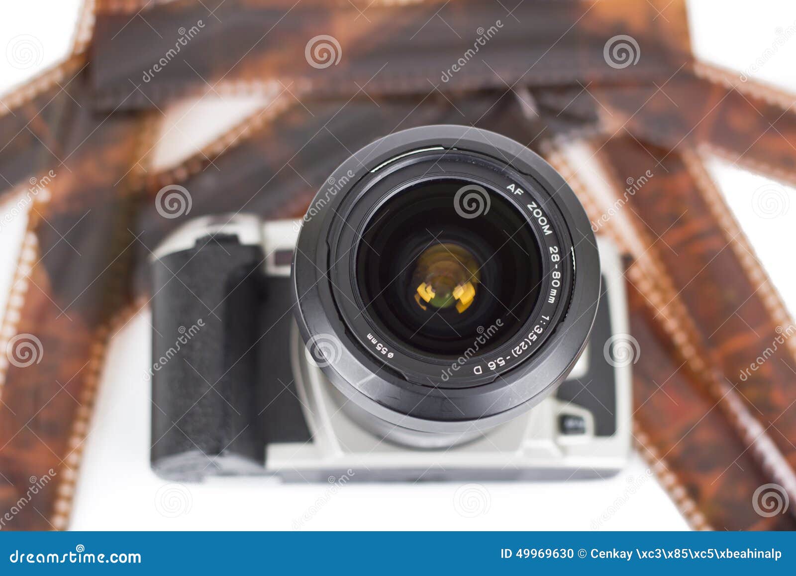 Old Negatives Of Analog Photography By Passing Them To Slides Stock ...