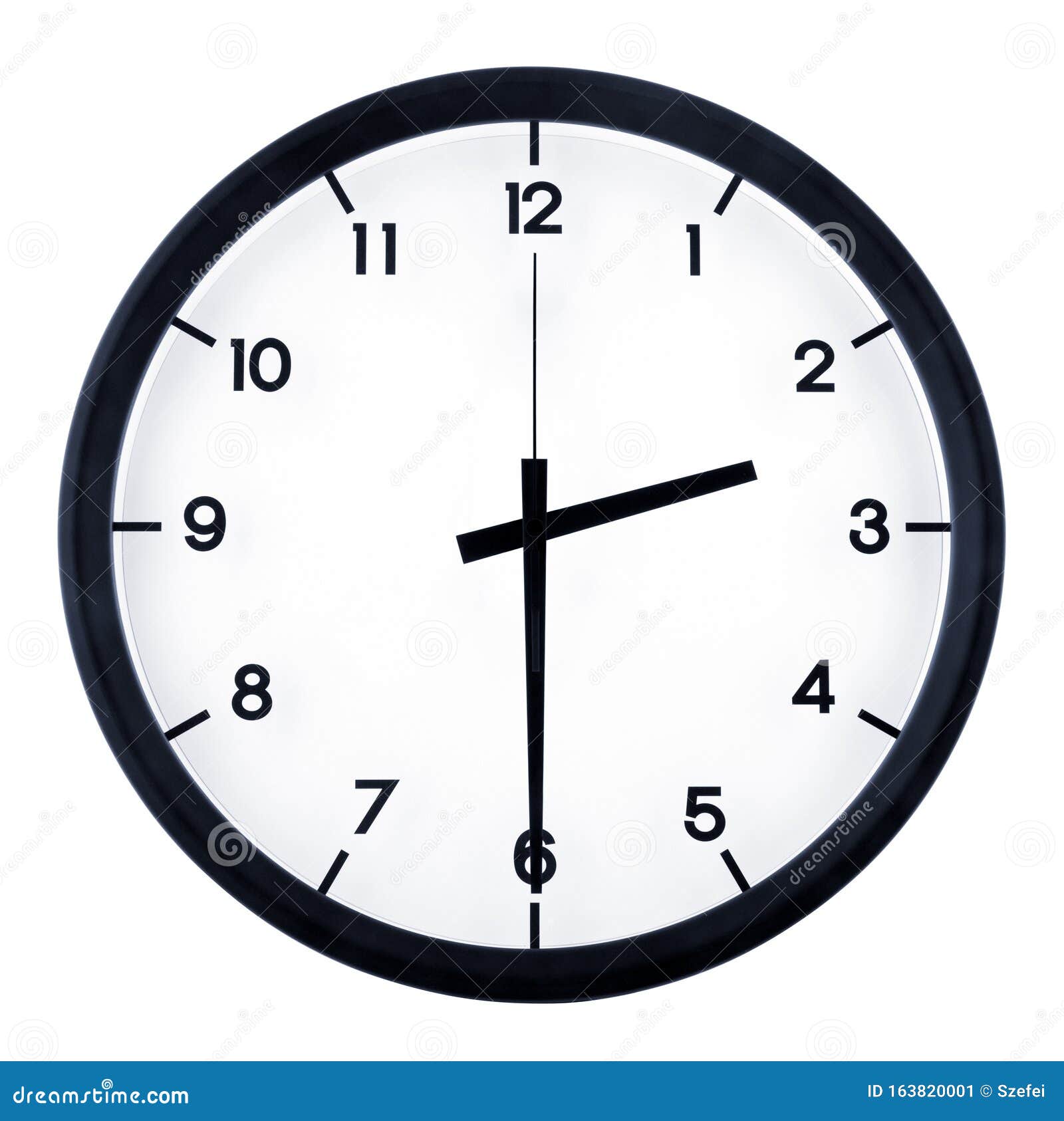 Analog clock stock image. Image of number, sign, hands - 163820001
