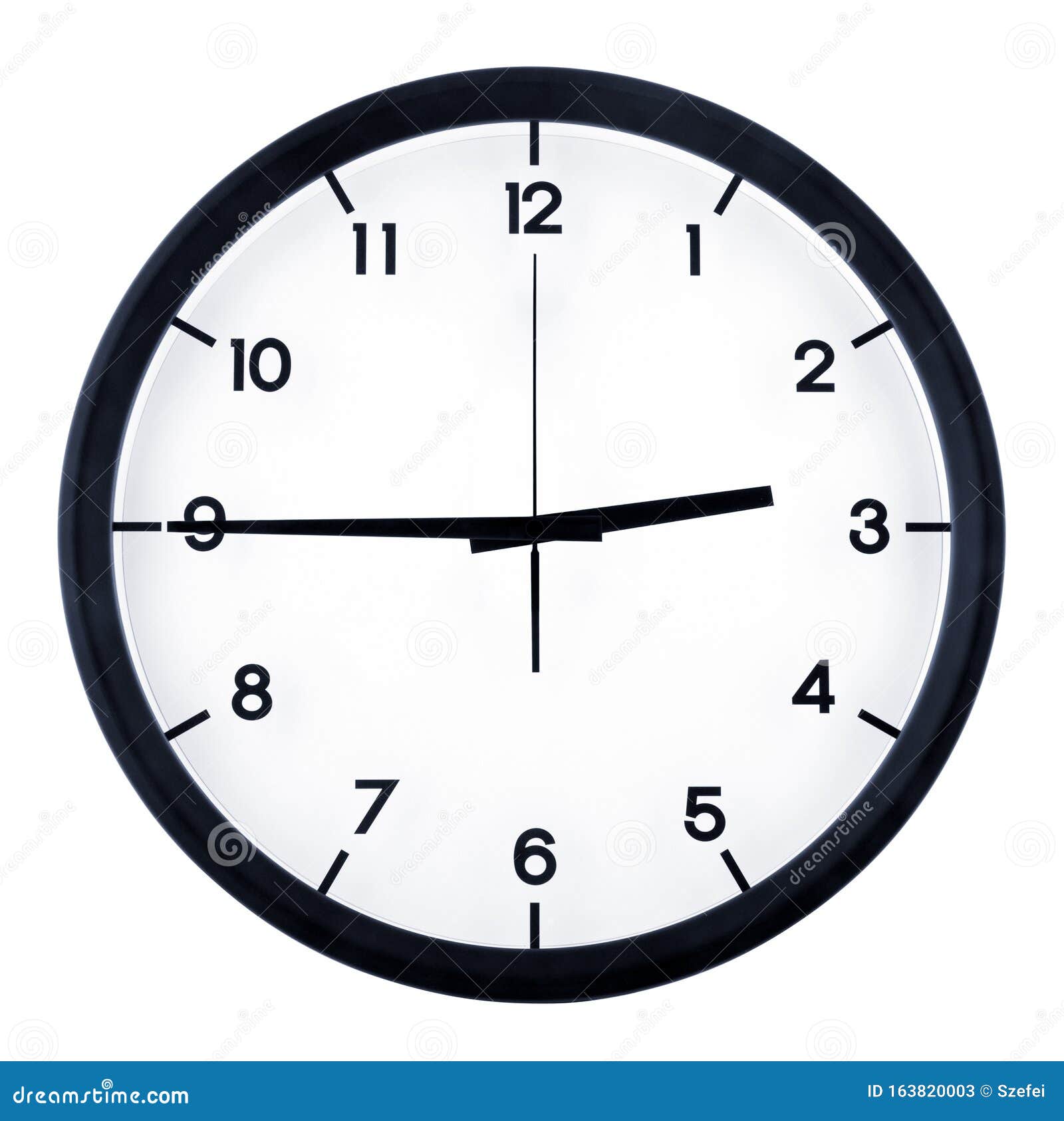 Analog clock stock image. Image of concept, brown, hour - 163820003