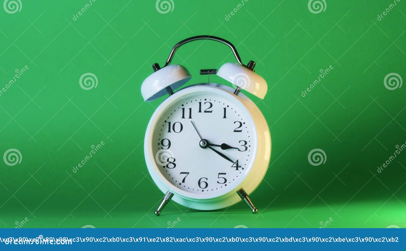 Analog Clock Goes on a Green Screen, Time-lapse, Fast Passage of Time ...