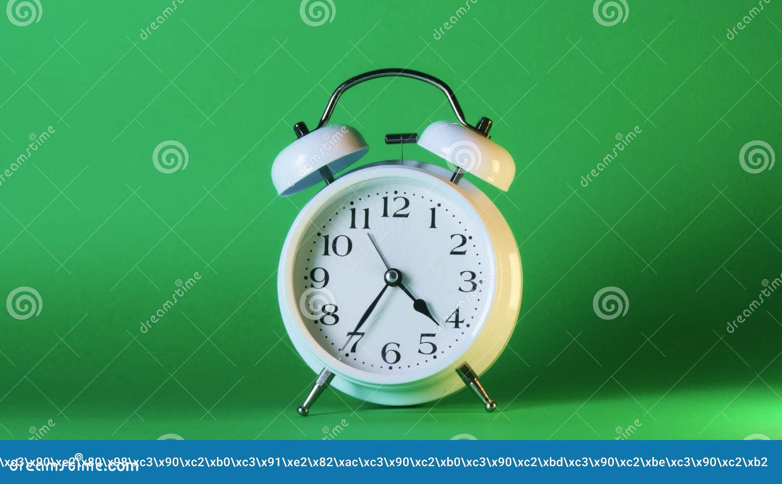 Analog Clock Goes on a Green Screen, Timelapse, Fast Passage of Time ...