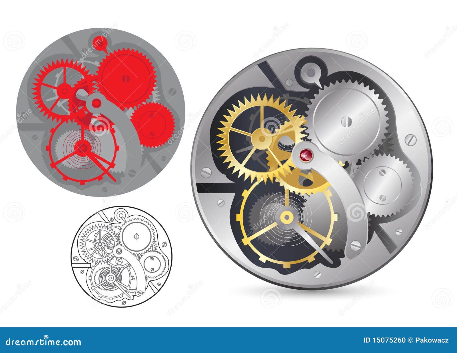 Analog Clock Mechanism Stock Photo - Image: 15075260 Analog Clock Mechanism Stock Photo - Image: 15075260