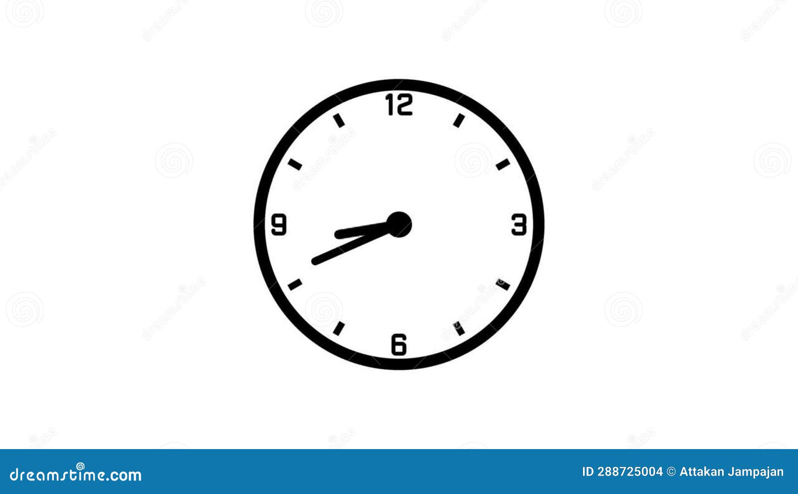 Analog Clock Spinning Animation. Stock Footage - Video of chronometer ...