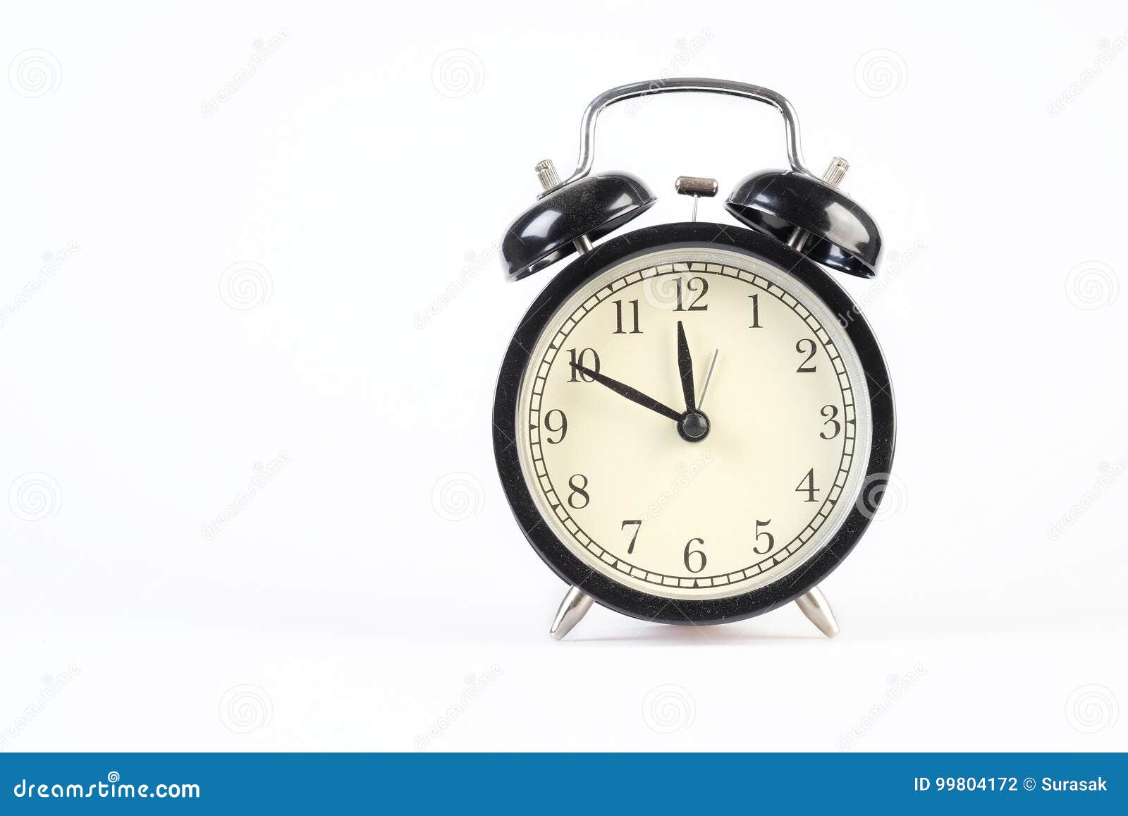Analog clock telling time stock photo. Image of break - 99804172
