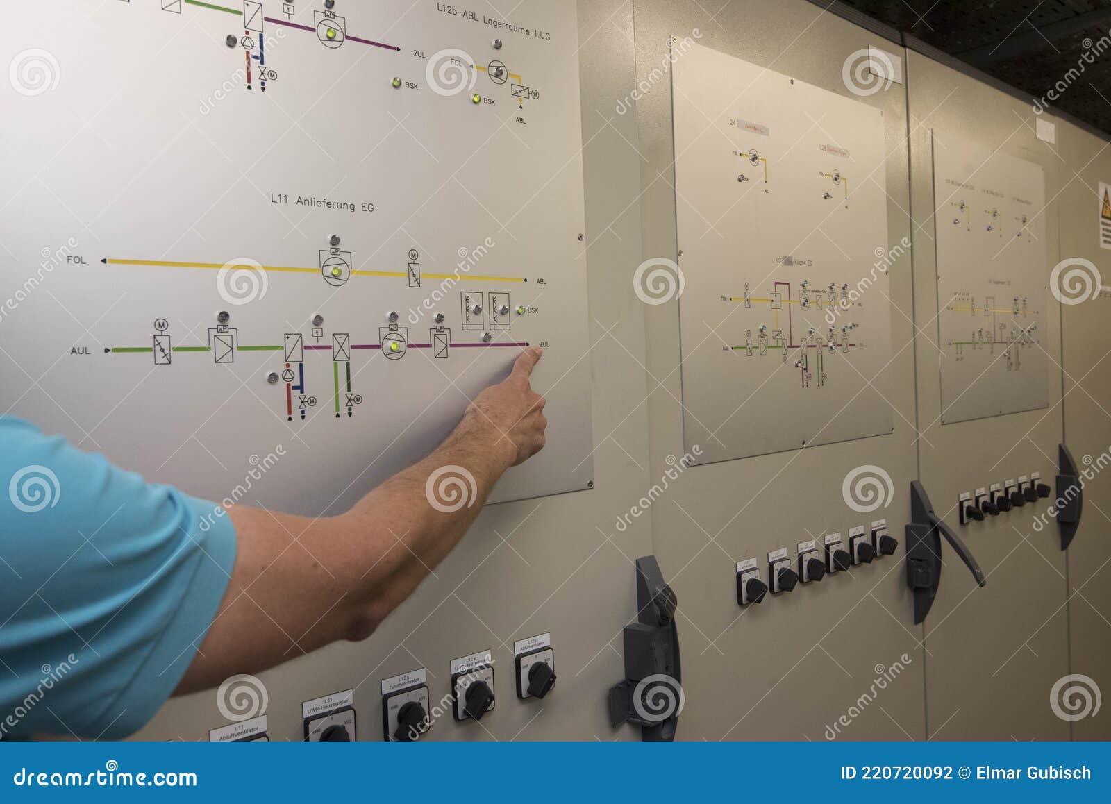 In an analog control room stock photo. Image of counterforce - 220720092