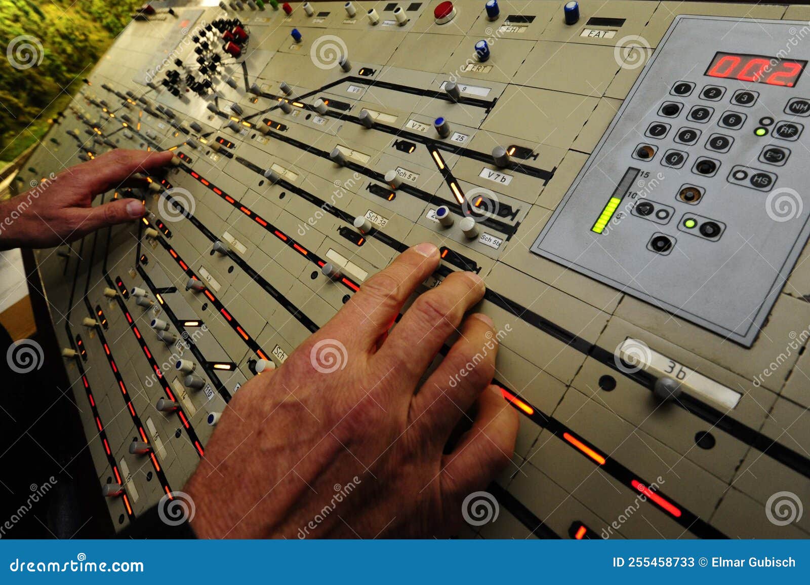 In an analog control room stock image. Image of culture - 255458733