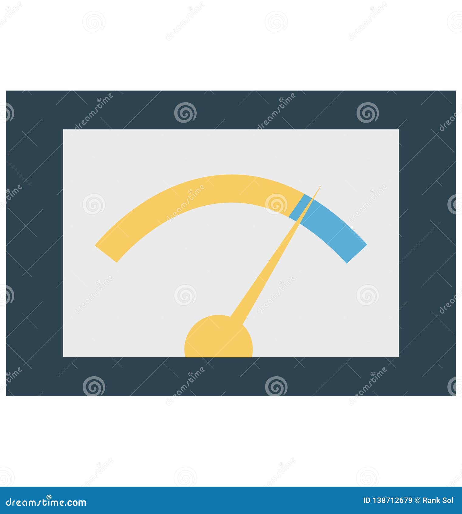 Analog Device Isolated Color Vector Icon that Can Be Easily Modified or ...