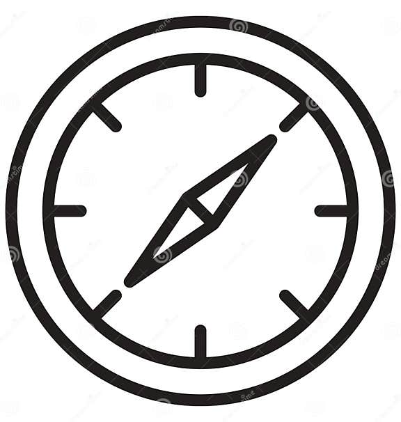 Analog Device Isolated Vector Icon that Can Easily Modify or Edit Stock ...