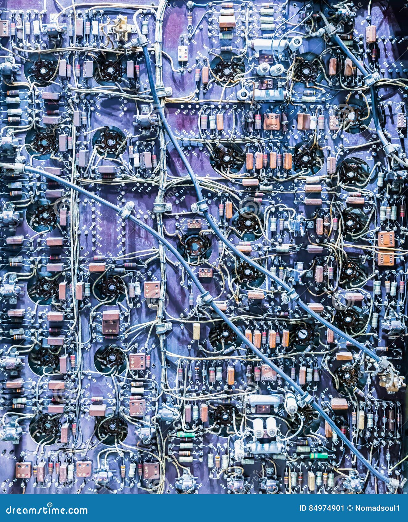 Analog Electronic Technologies Closeup Editorial Photo - Image of nest ...