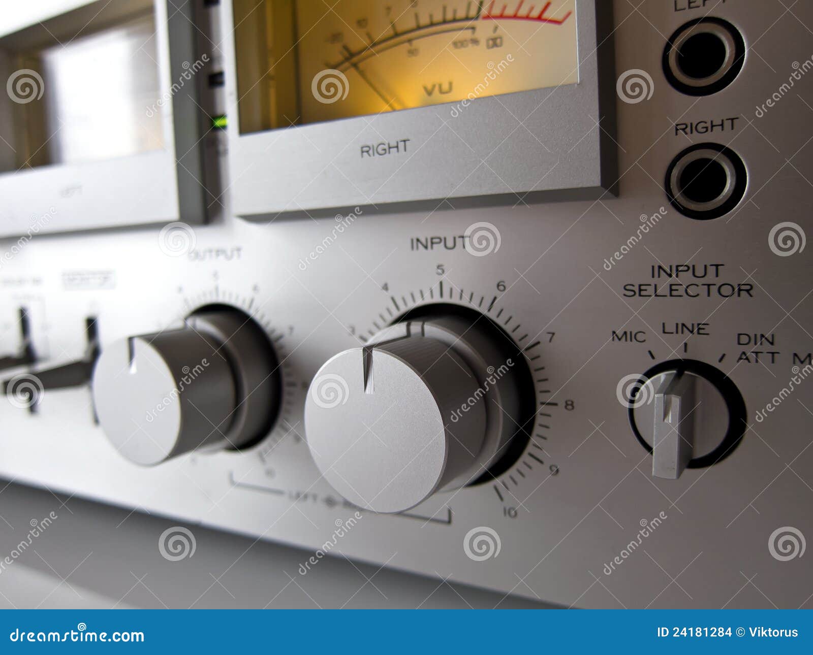 Analog Electronics Controls Stock Photo - Image of laboratory, loud ...