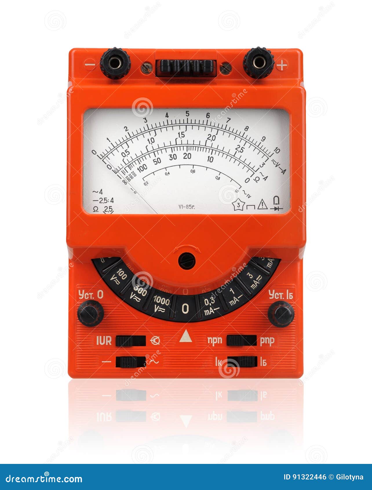 Analog multimeter stock photo. Image of electrical, instrumentation ...
