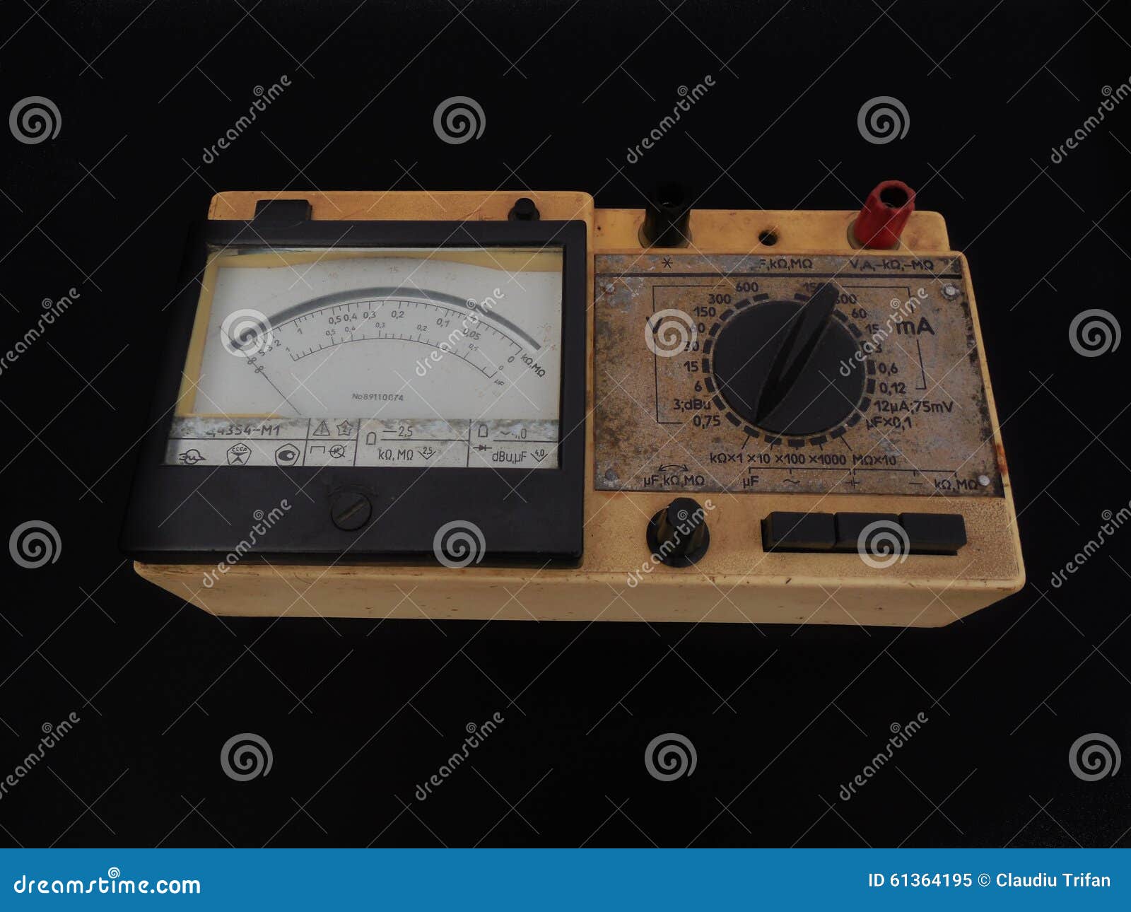 Analog Multimeter stock image. Image of analog, device - 61364195