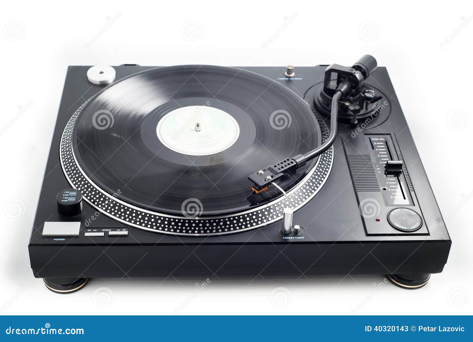 Analog music player stock image. Image of high, black - 40320143