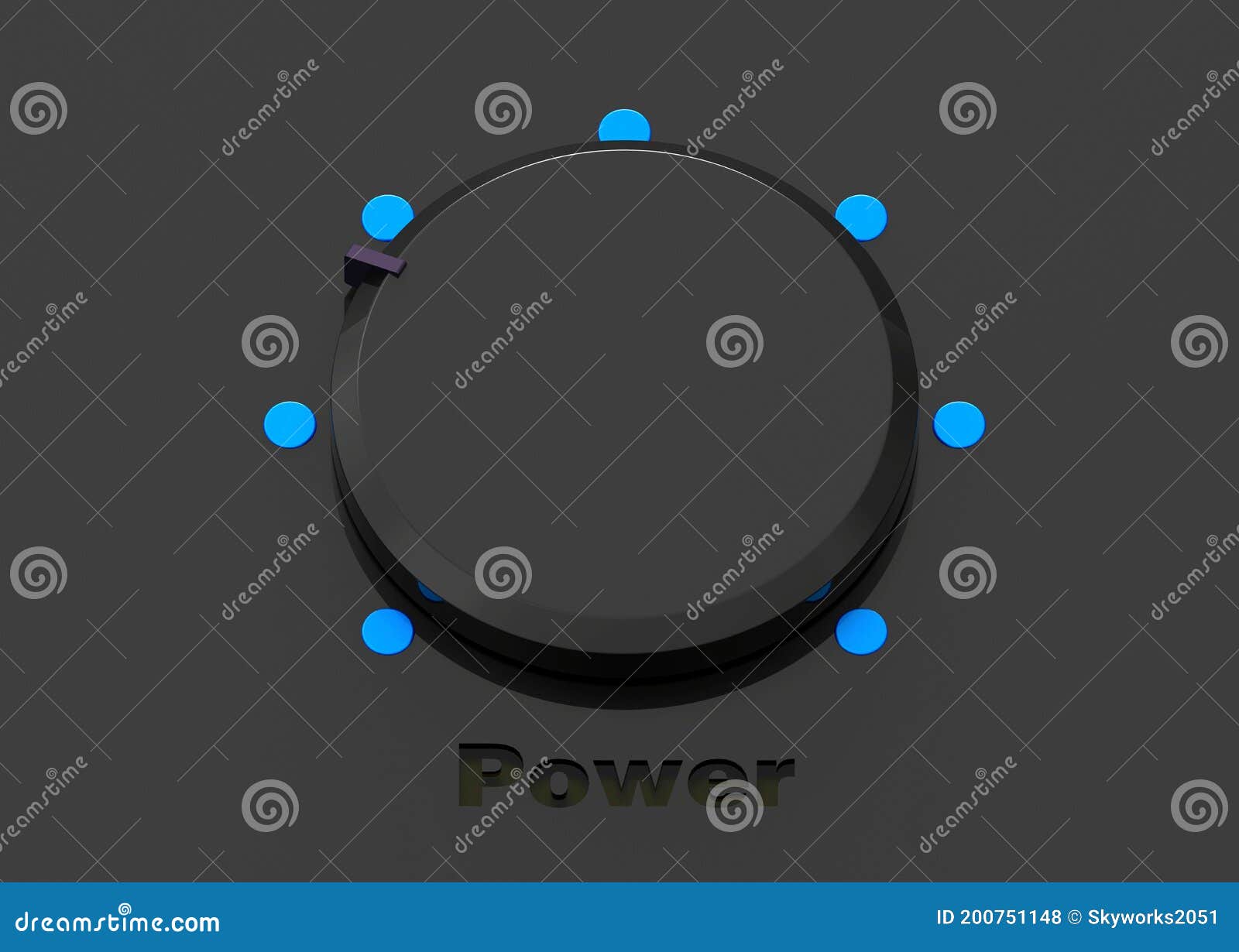 Analog Regulator. Power Control. Dial Knob for Level Adjustment. Volume ...