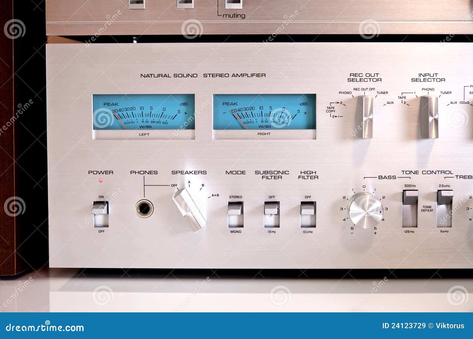 Analog Sound Recording Electronic Controls Stock Image - Image of ...